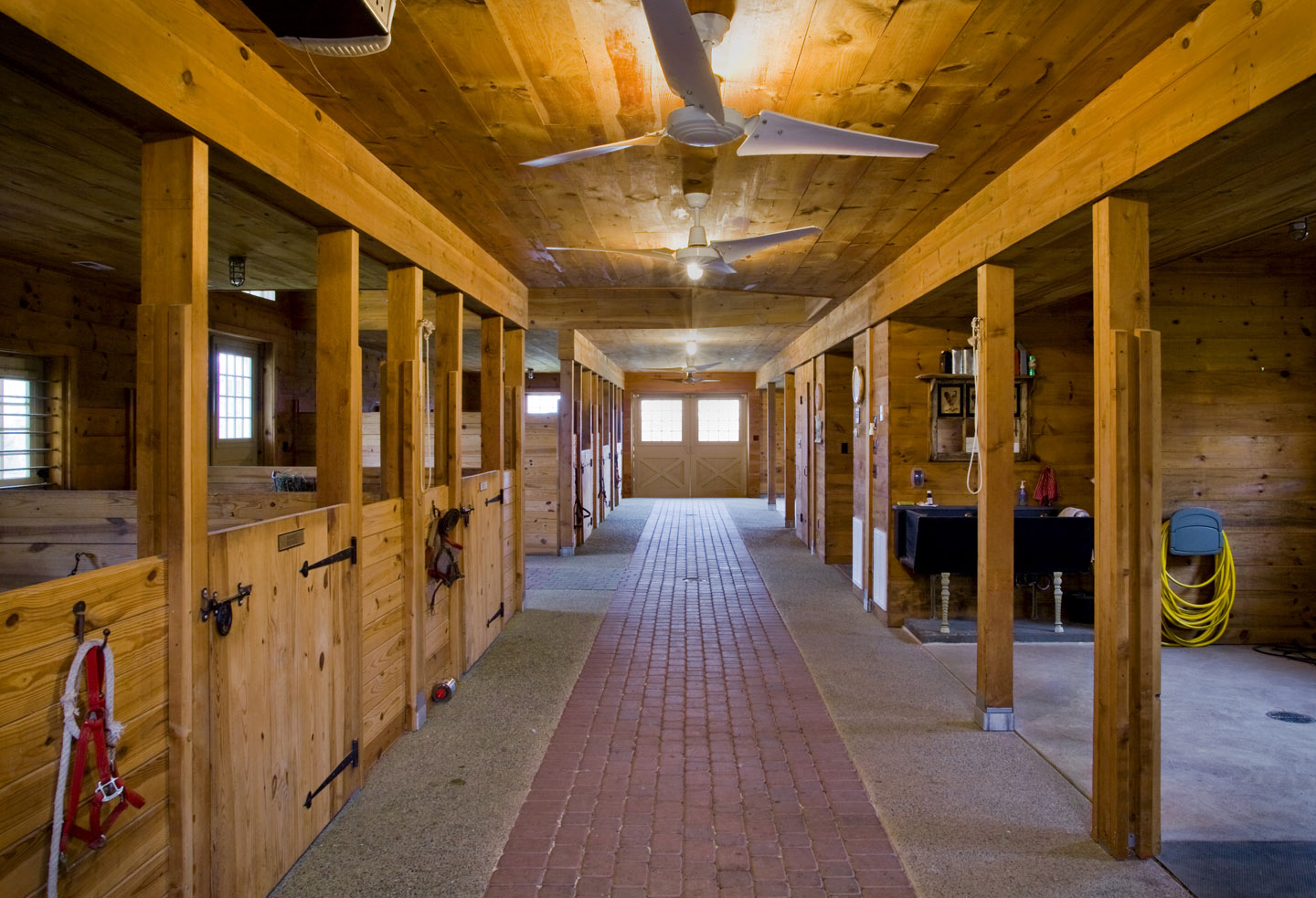 Stone Farmhouse with Stable - worthingtonshagencustombuilder