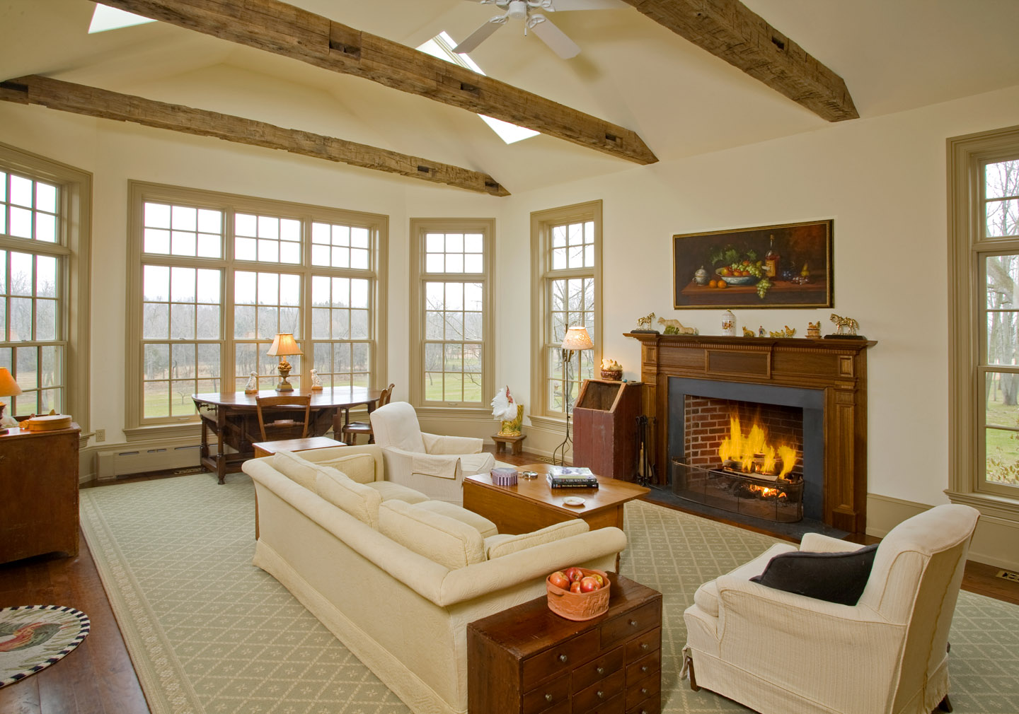 Stone Farmhouse with Stable - worthingtonshagencustombuilder